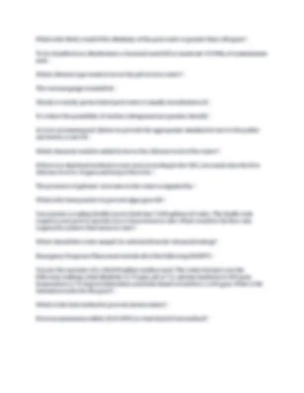 Pool and Hot Tub CPO Practice Test: Questions and Answers | Exams ...