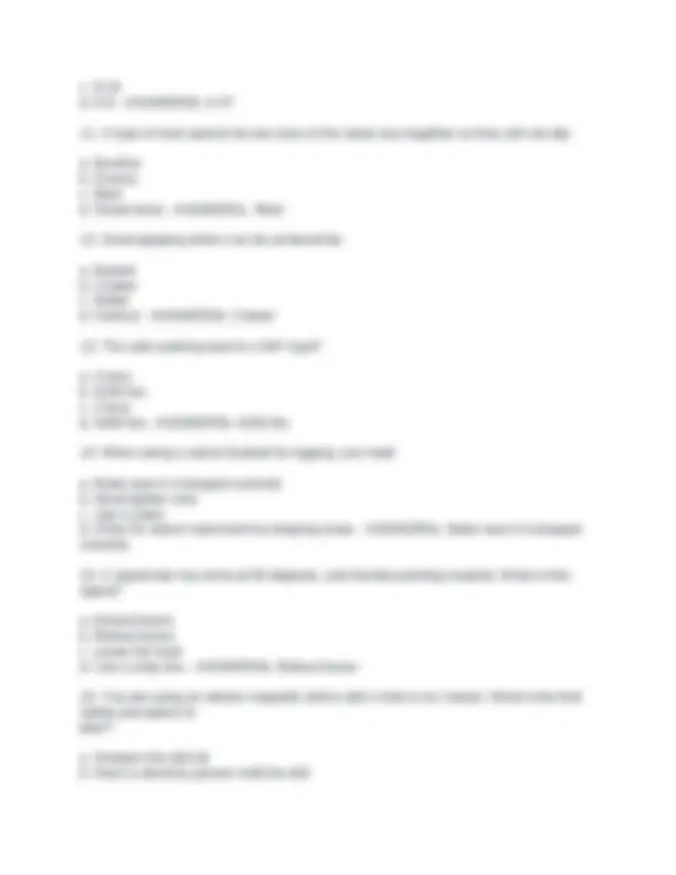 Millwright - Rigging and Hoisting Questions And Answers 100% Correct ...