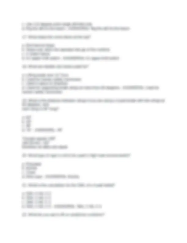 Millwright - Rigging and Hoisting Questions And Answers 100% Correct ...