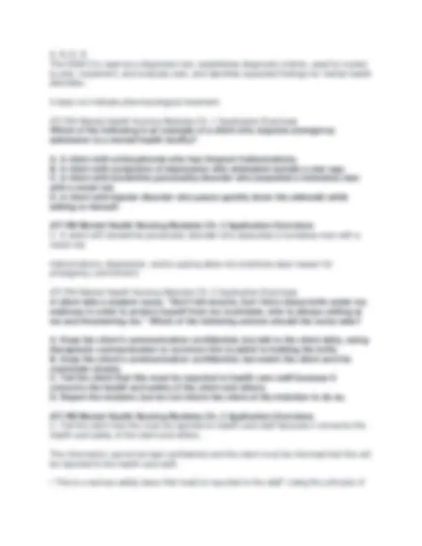 ATI RN MENTAL HEALTH NURSING MODULES CH 1- CH10 QUESTIONS WITH CORRECT REFERENCES AND ANS ...