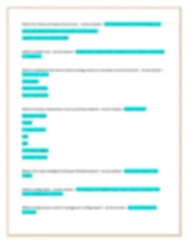 GSEC 401.2 Defense-In-Depth Exam QUESTIONS AND EXPERT REVISED ANSWERS ...
