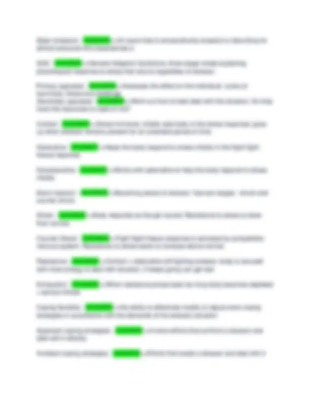 Unit 3 VCE Psychology 2025 EXAMINATION LATEST | Exams Nursing | Docsity