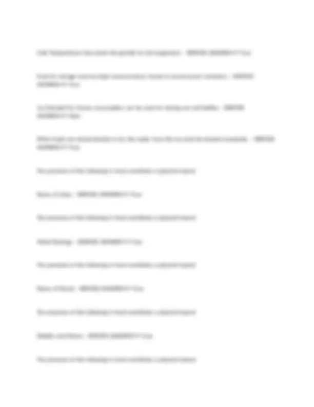 NYC Food Protection Course exam questions with correct answers. | Exams ...