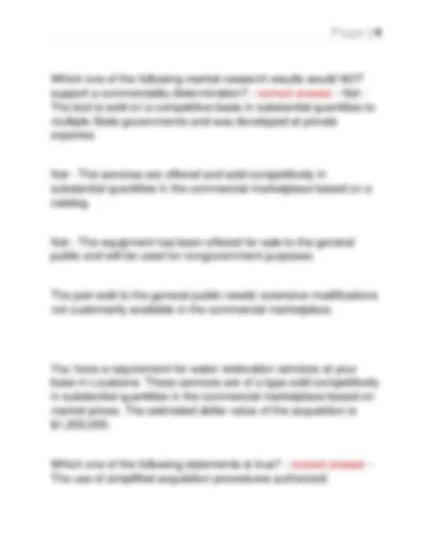 CON 2370 SIMPLIFIED ACQUISITION PROCEDURES TAKE 14 2025. | Exams ...