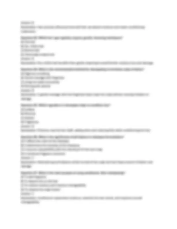 DE Cosmetology Theoryination Vietnamese Exam | Exams Technology | Docsity
