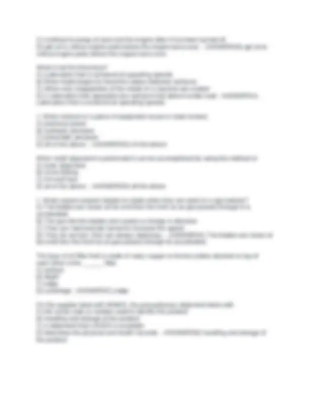 Millwright Interprovincial (Red Seal) Review Exam 3 Questions And ...