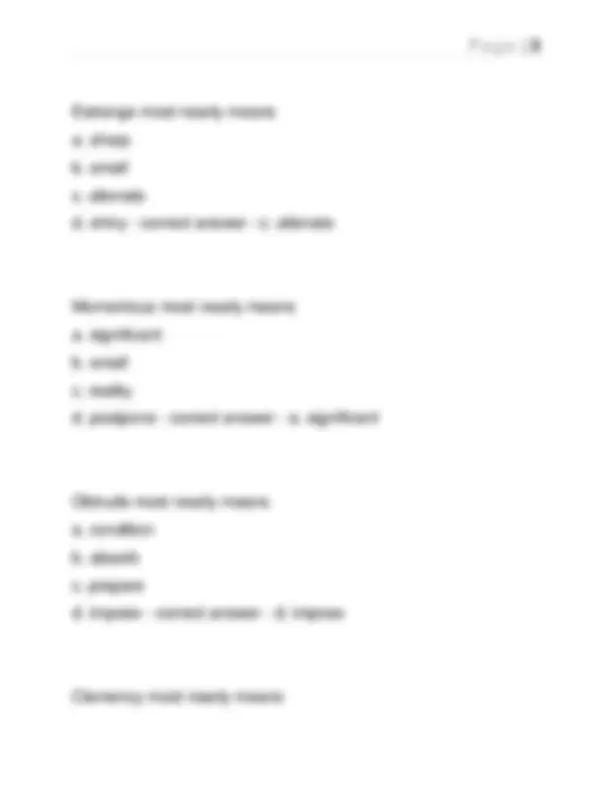 ASVAB WORD KNOWLEDGE 2025: REAL VERIFIED QUESTIONS & CORRECT ANSWERS ...