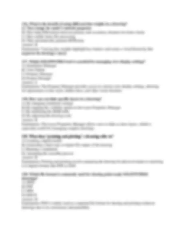 Drawing Tools (CSWPA-DT) Exam | Exams Technology | Docsity