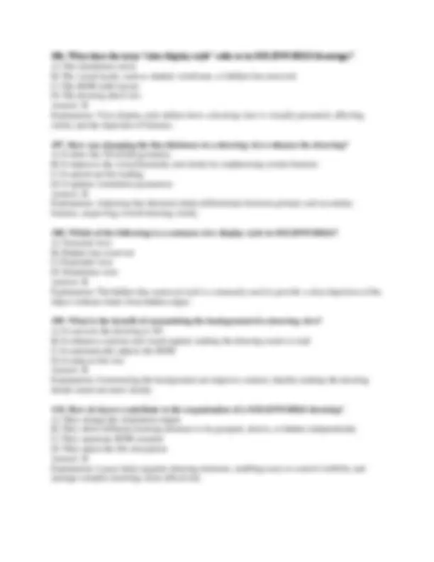 Drawing Tools (CSWPA-DT) Exam | Exams Technology | Docsity