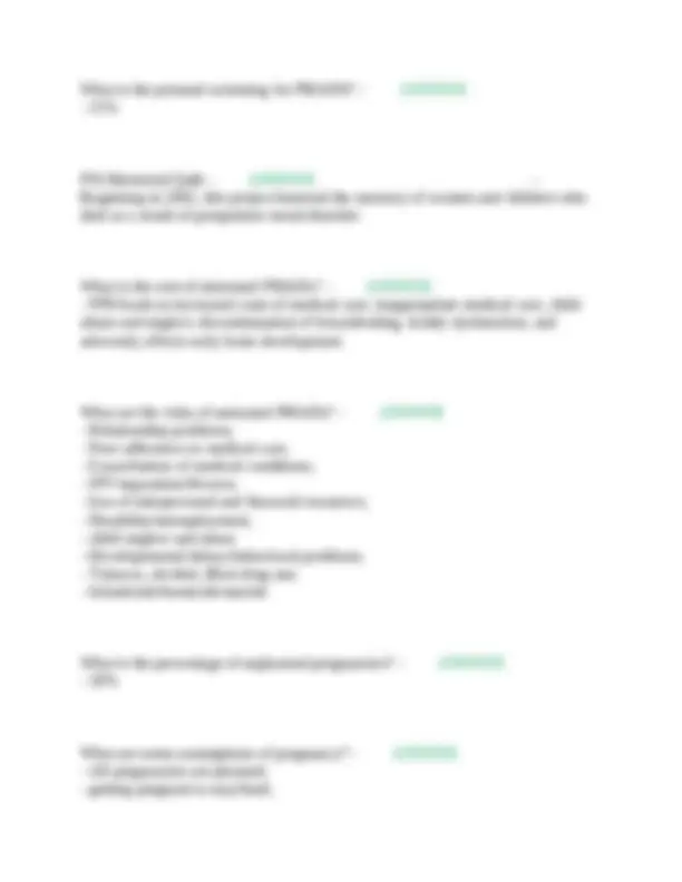 Perinatal Mood and Anxiety Disorders (PMADs): A Comprehensive Overview ...