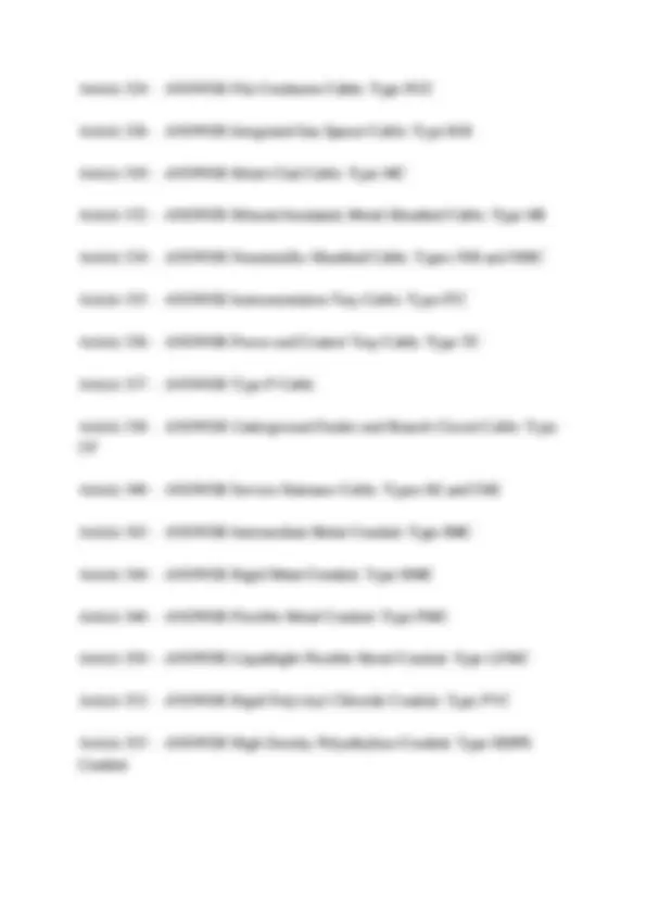 NFPA 70 NEC Chapters and Articles: A Quick Reference Guide | Exams ...