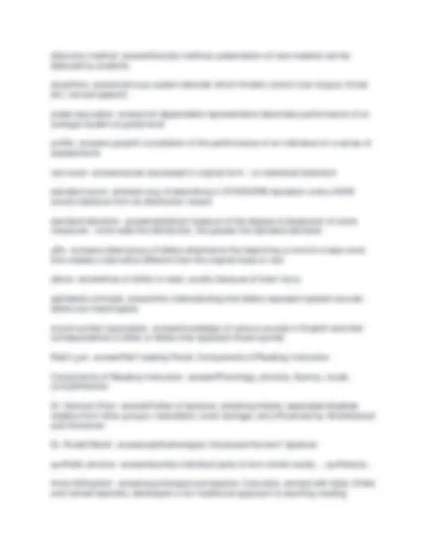 Glossary of Linguistic and Reading Terms: Definitions and Concepts for ...