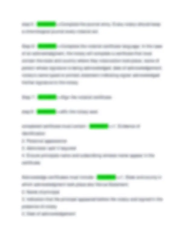 NC Notary Public Exam Study Guide: Questions and Answers 2024-2025 ...