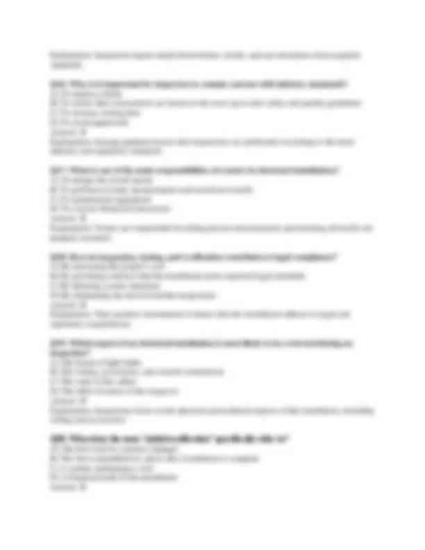 EAL Level 2 Award: Inspection, Testing, and Verification Questions ...