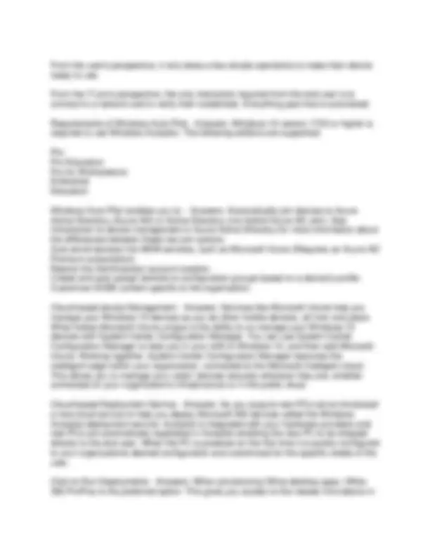 MS-900 EXAM STUDY GUIDE | Exams Social Sciences | Docsity