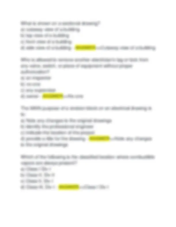 NCCER Test Practice Exam 2024-2025 Questions and Correct Answers ...