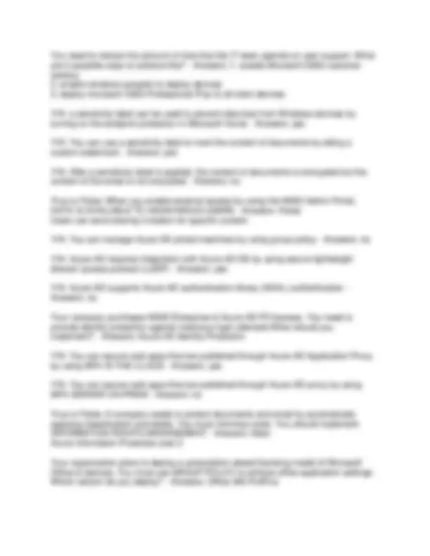 MS-900 PRACTICE TEST QUESTIONS - MICROSOFT 365 FUNDAMENT | Exams Social ...