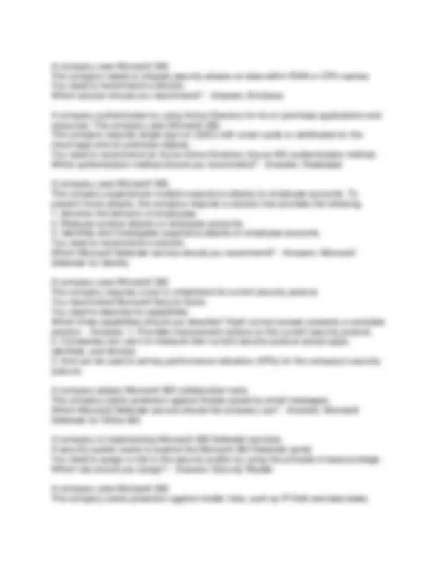 MS-900 MICROSOFT 365 FUNDAMENTALS PRACTICE ASSESSMENT FOR EXAM | Exams ...