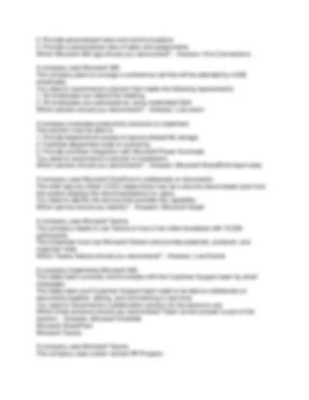 MS-900 MICROSOFT 365 FUNDAMENTALS PRACTICE ASSESSMENT FOR EXAM | Exams ...