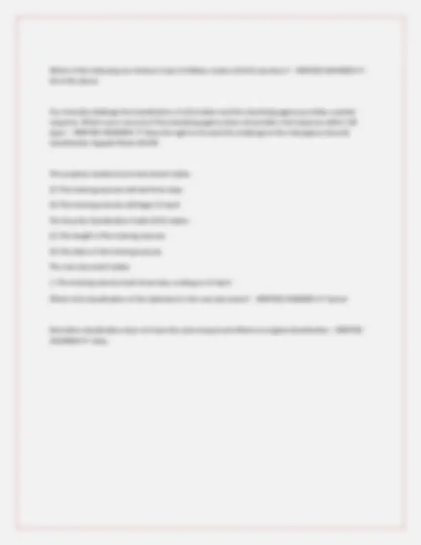 Derivative Classification Training exam questions with correct answers | Exams Game Theory | Docsity