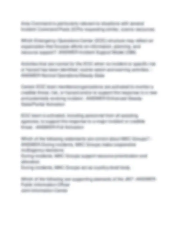 NIMS IS-700.b Exam Prep: Questions and Answers for 2024 | Exams Nursing ...