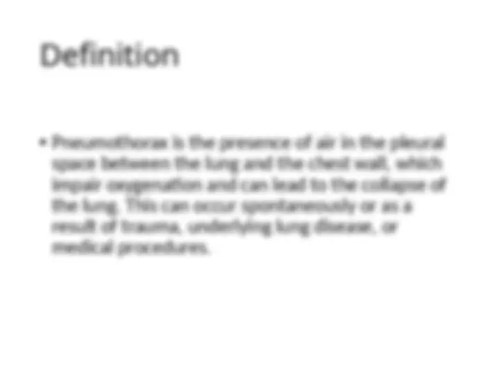 Pneumothorax and Hemothorax: Pathophysiology, Diagnosis, and Management ...