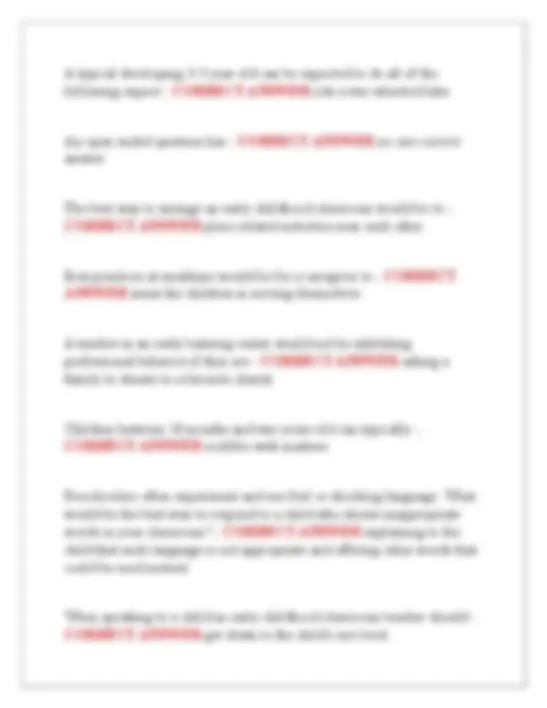 CDA PRACTICE TEST QUESTIONS AND ANSWERS (VERIFIED ANSWERS GRADED A+ ...