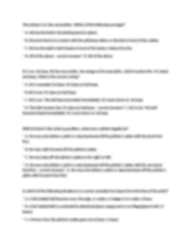 2025 IHSA Baseball Rules Test questions with correct answers. | Exams ...