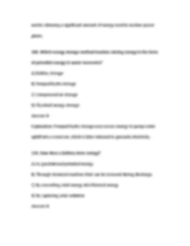 Energy Systems: Multiple Choice Questions and Answers | Exams ...