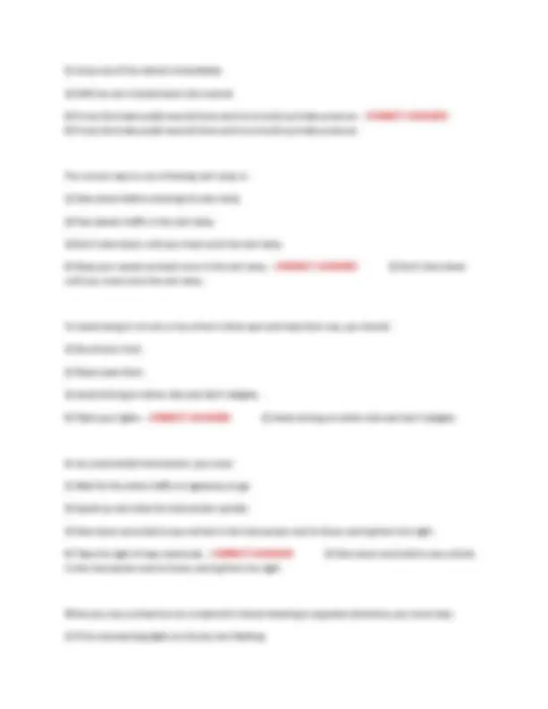 Washington State Driver's license written Test 136Questions and Answers ...