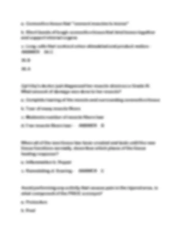 Exercise Physiology Practice Test: Questions and Answers | Exams ...