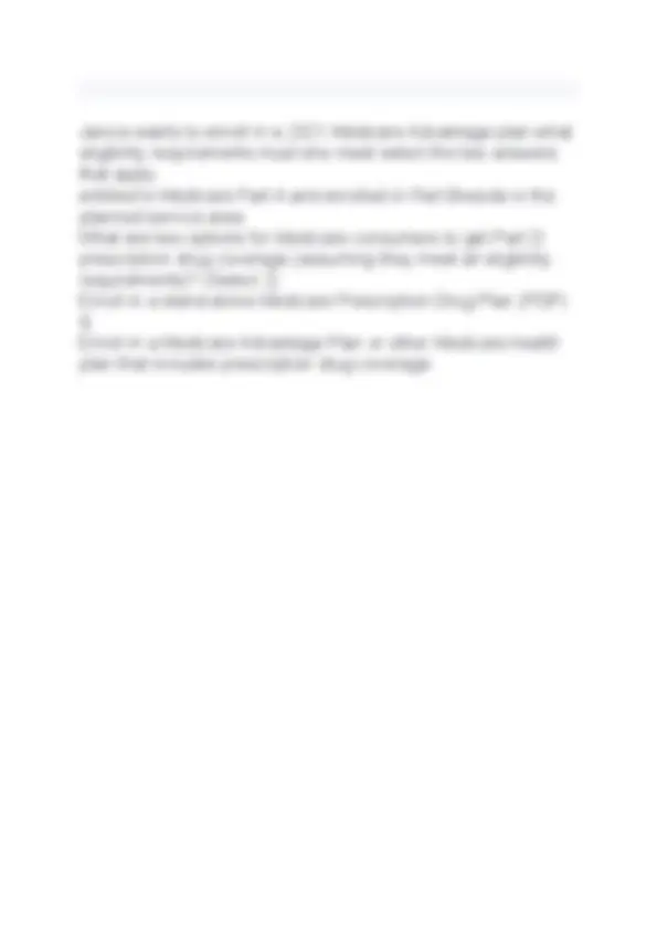 UHC MEDICARE BASICS TEST EXAM-with 100% verified solutions-2023-2025 ...