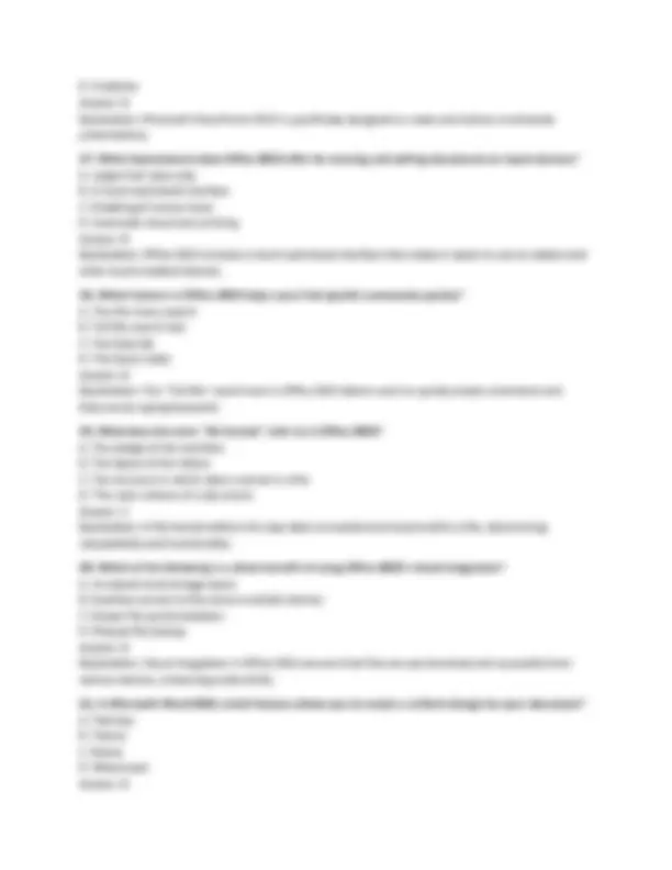 EITC BI MSO13 Office software fundamentals (Microsoft Office 2013) [v1r1] Exam | Exams ...