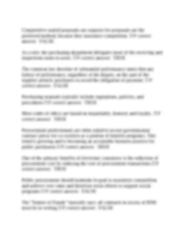 CPPB True/False 2023 QUESTIONS WITH COMPLETE SOLUTIONS | Exams Nursing ...