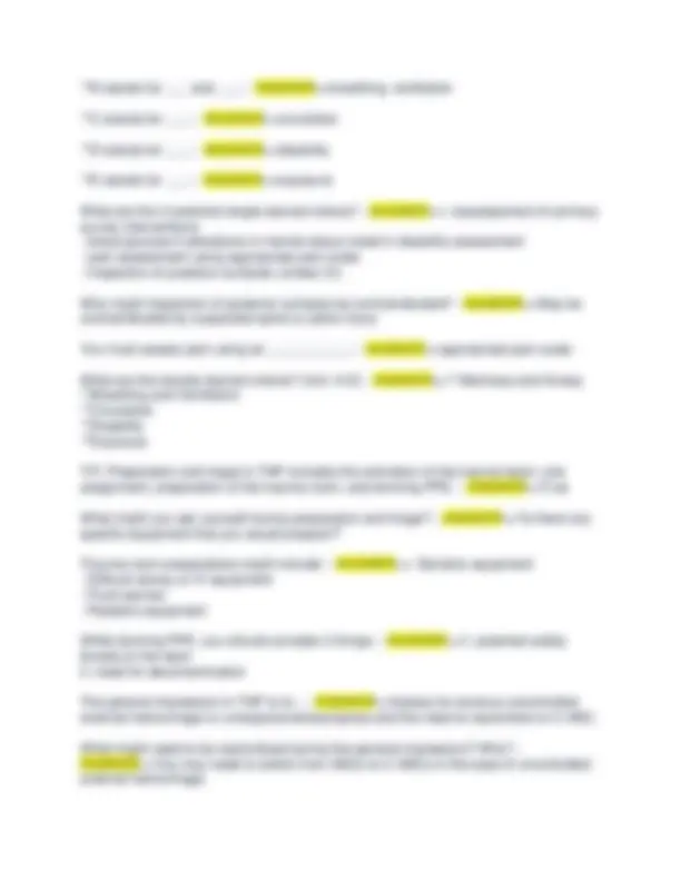 Trauma Nursing Process (TNP) Exercises and Questions: A Comprehensive ...