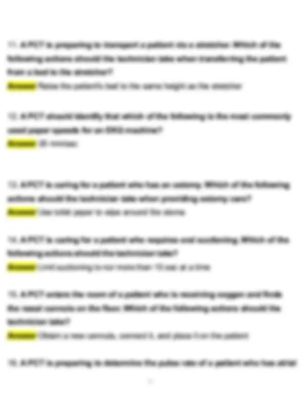 PCT Certification Exam 2025 Actual Questions & Answers Latest Version ...