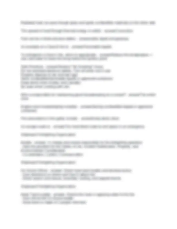 STCW Basic Fire Fighting Questions and Answers Graded A+ | Exams ...
