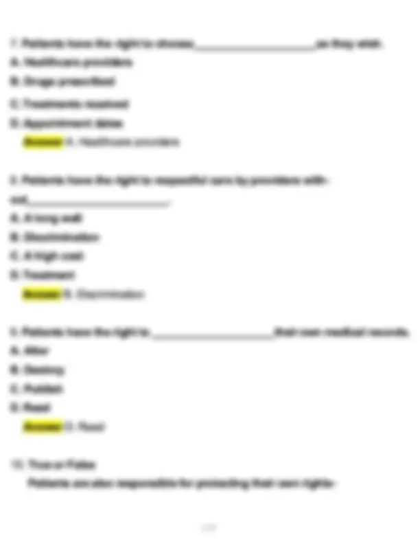 PCT Patient Care Technician National Test 2025 Actual Questions ...