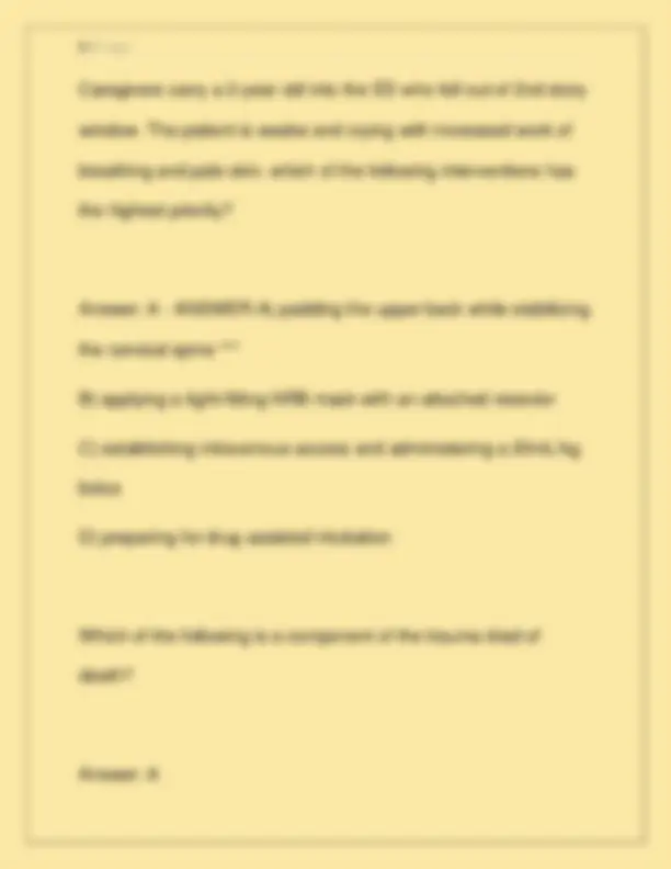 TNCC FINAL EXAM TEST (2 VERSIONS) LATEST 2025 ACTUAL EXAM WITH COMPLETE ...