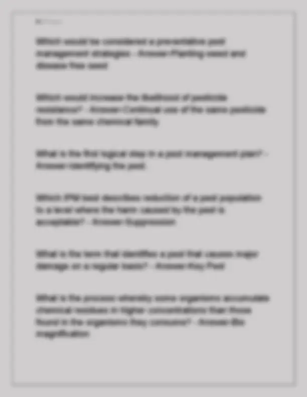 FLORIDA CORE PEST VERSION 1 AND VERSION 2 NEWEST 2025 ACTUAL EXAM ...