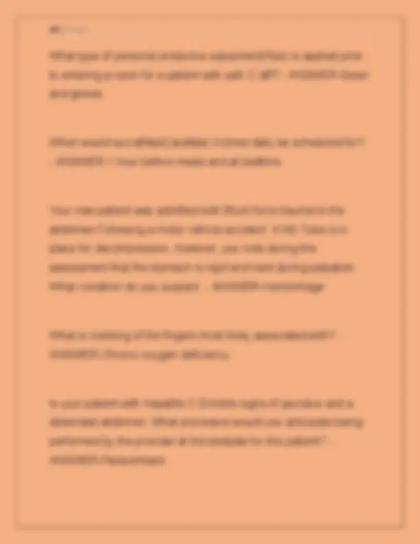 Relias Medical Surgical Telemetry Exam 2025: 180 Questions and Answers ...