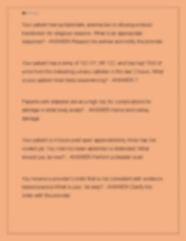 Relias Medical Surgical Telemetry Exam 2025: 180 Questions and Answers ...