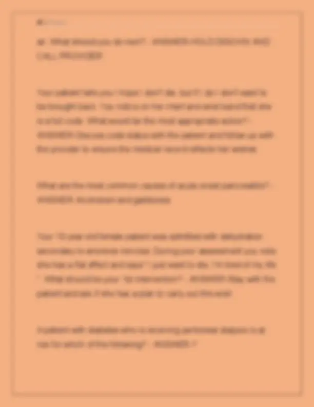 Relias Medical Surgical Telemetry Exam 2025: 180 Questions and Answers ...