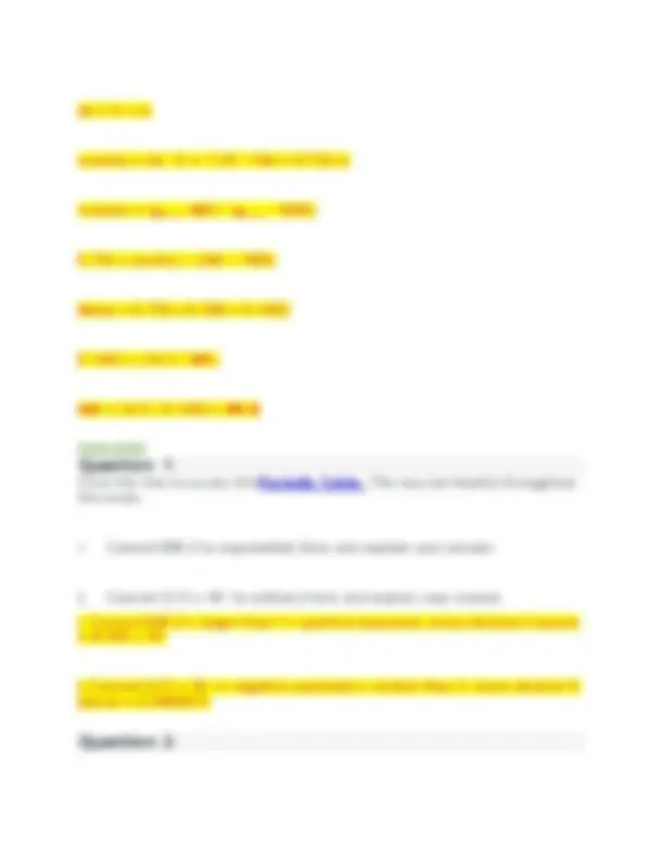 Chem 103 Module 1 to 6 Exam answers Portage learning LATEST UPDATED ...