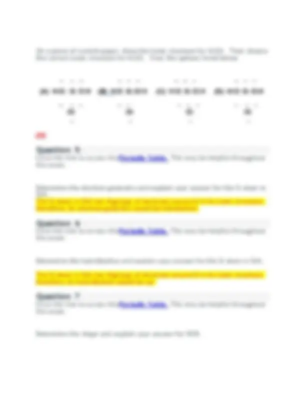 Chem 103 Module 1 to 6 Exam answers Portage learning LATEST UPDATED ...