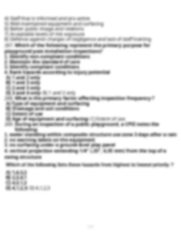 CPSI Practice Exam Questions: Playground Safety and ASTM Standards ...