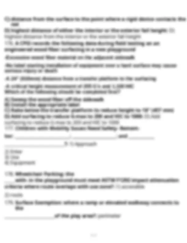 CPSI Practice Exam Questions: Playground Safety and ASTM Standards ...