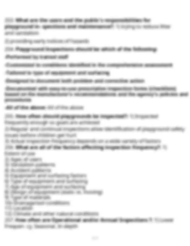 CPSI Practice Exam Questions: Playground Safety and ASTM Standards ...