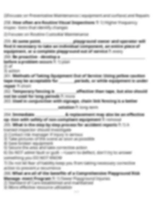 CPSI Practice Exam Questions: Playground Safety and ASTM Standards ...