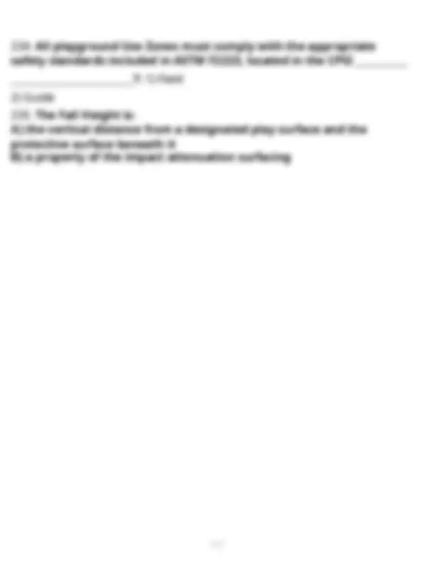 CPSI Practice Exam Questions: Playground Safety and ASTM Standards ...